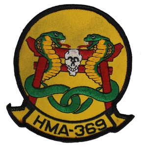 U.S. MARINES HMA-369 Helicopter Attack Squadron Patch by COMMANDO ...