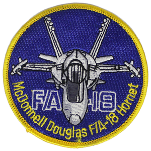 U.S. NAVY Mcdonnell Douglas FA-18 Hornet Patch by COMMANDO - COMMANDO ...
