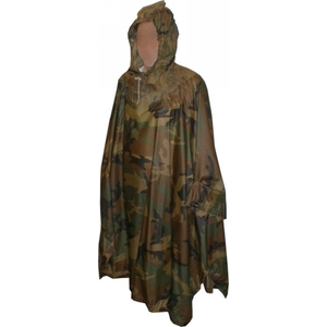 Ex US Army Nylon Poncho Camo - MILITARY SURPLUS - Stay Dry on Your next ...