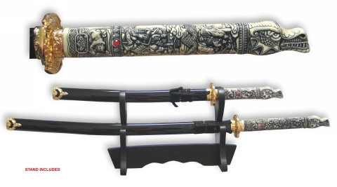 Ivory Dragon 2 Sword Set by COBRA - Check out our Huge Collection of ...