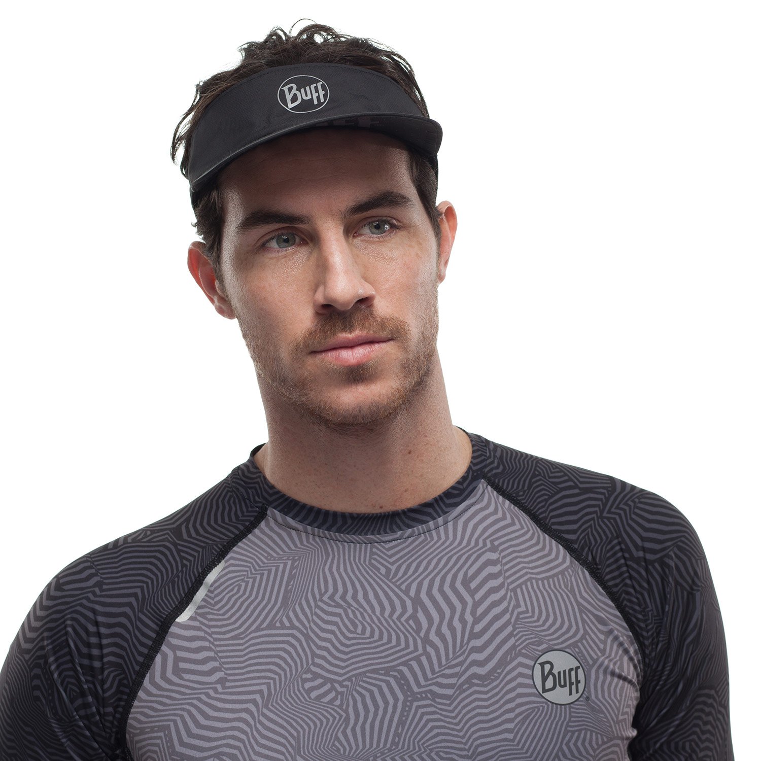Visor Pack Run R-Solid Black by Buff® - Keep Safe in the Harsh Aussie Sun with our Summer Hats ...