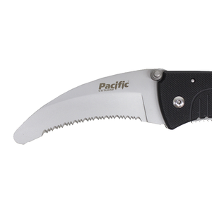 Rescue Knife - Black Serrated by PACIFIC CUTLERY - High-Quality Outdoor ...