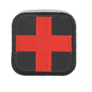 Square Medical Cross Patch by COMMANDO - Wide Variety of Collectible ...