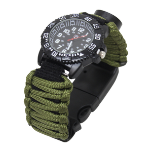 Paracord Survival Watch by COMMANDO - All the Extra Camping Accessories ...