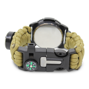 Paracord Survival Watch by COMMANDO - All the Extra Camping Accessories ...