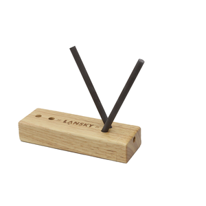 Ceramic Knife Sharpener Crock Stick Deluxe Turn Box by LANSKY - Knife ...