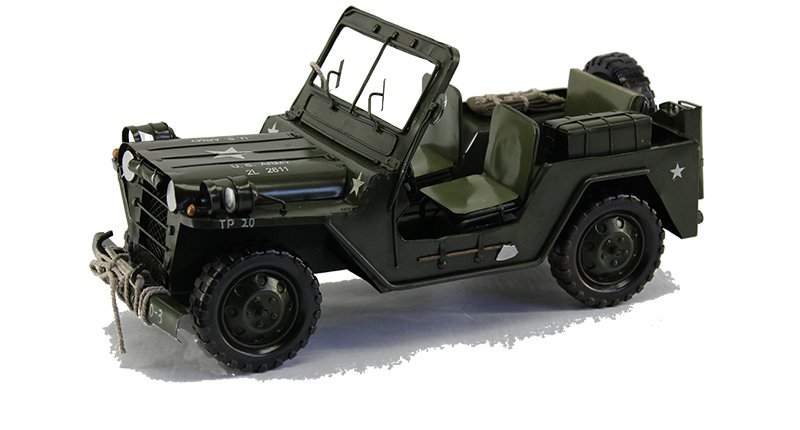 Model Willys Jeep by COMMANDO - Wide Range of Militaria and Military ...