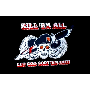 Kill Em All Flag (Large) 5'x3' by OUTBOUND - OUTBOUND NEW : Wide ...