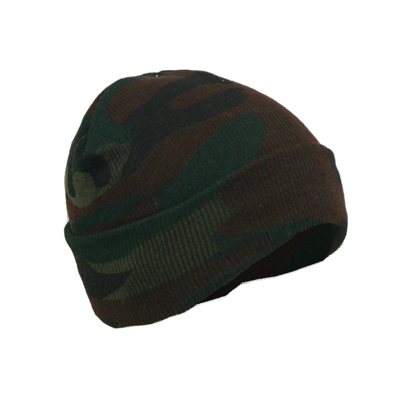 Woodland Camo Watch Cap (Beanie) by COMMANDO - COMMANDO NEW : Keep your ...