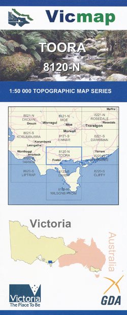 Toora 1;50000 Vicmap by VICMAPS - BRANDS-VICMAPS : Mitchells Adventure ...