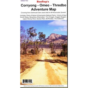 Corryong-Omeo-Thredbo 1;100000 Map by ROOFTOPS MAP - Wide Range of ...