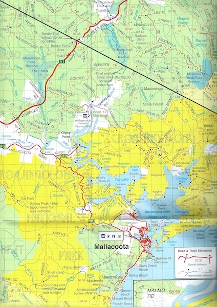 Mallacoota-Merimbula Adventure Map by ROOFTOPS MAP - BRANDS-ROOFTOPS ...